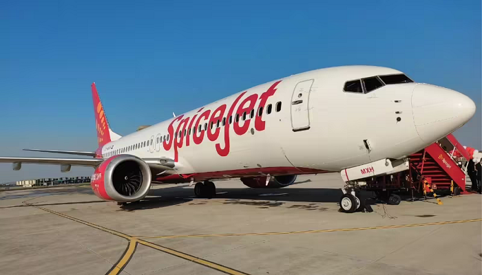 Spicejet Plane wheel falls off during takeoff